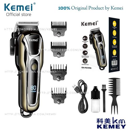 Jual Alat Cukur Rambut Kemei Hair Clipper Turbo Mesin Cukuran KM PG 1990 - Jakarta Barat - KEMEI ...