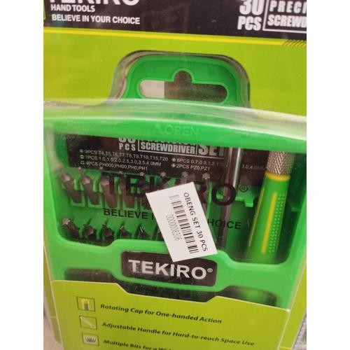 Jual TEKIRO OBENG PRESISI SET 30 PCS / OBENG SET / PRECISION ...