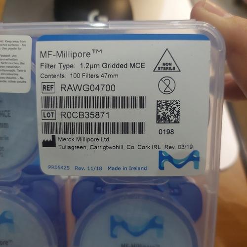 Jual MCE Membrane Cellulose Filter 47mm 1.2um RAWG04700 MF Millipore ...