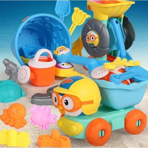 Jual Paket Lengkap Mainan Truk Pororo Ember Sendok Alat Bermain Pasir ...