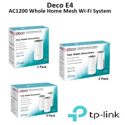 Jual TP-LINK Deco E4 Whole Home Mesh Wifi System Router 3-pack/2-pack ...