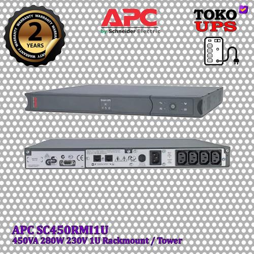 Promo UPS APC SC450RMi1U 450VA 280W 1U Rackmount/Tower - Unit Cicil 0% ...
