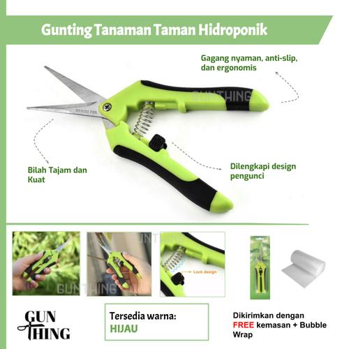 Jual Gunting Tanaman Taman Hidroponik / Gunting Mini Dahan Bunga Bonsai ...