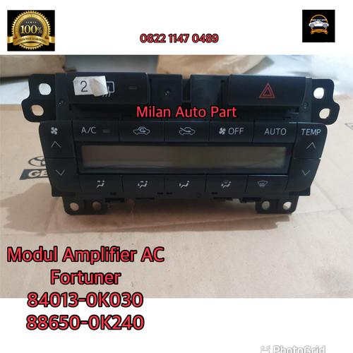 Jual Modul Amplifier Panel AC Fortuner 84013-0K030 88650-0K240 Original ...