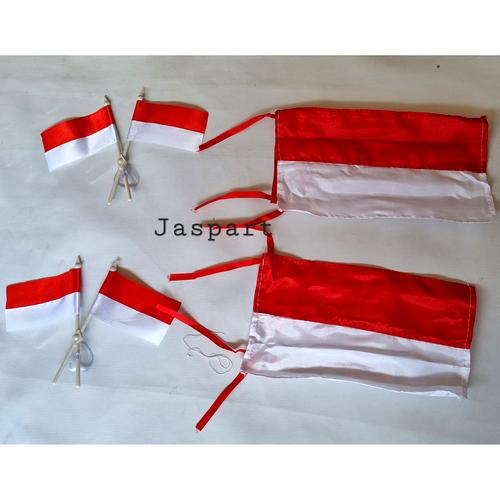Jual BENDERA MOTOR MOBIL MERAH PUTIH HUT RI DEKORASI KEMERDEKAAN - bndr ...