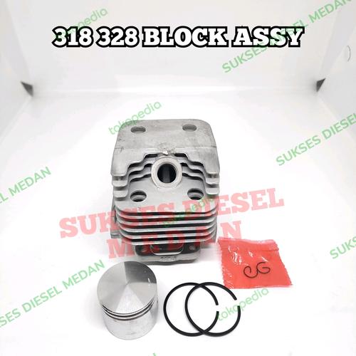 Jual 318 328 Block Blok Boring Komplit Mesin Potong Rumput 2 Tak Segi 4 ...