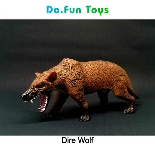 Jual Dire Wolf Animal Figure/ Miniatur Binatang Purba Serigala Dire ...