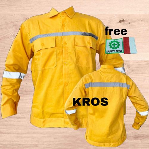 Jual Wearpack Safety Seragam Kerja Bengkel Baju kerja Lengan panjang ...