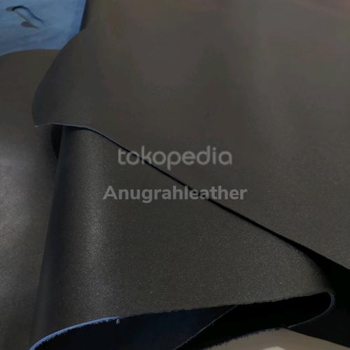 Jual Kulit sapi Asli jenis Fullgrain / Pori warna Hitam ketebalan 1.5 ...