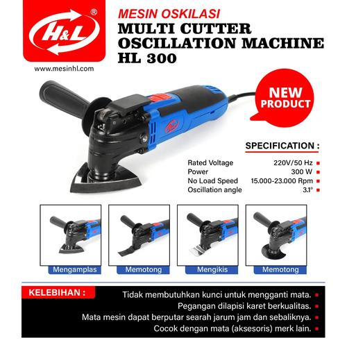 Promo Mesin Multi Guna Oskilasi H&L HL 300 Multi Cutter Oscilation ...