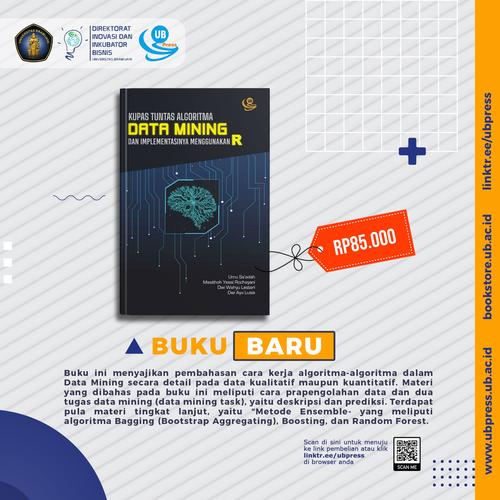 Jual Kupas Tuntas Algoritma Data Mining dan Implementasinya Menggunakan R - Kota Malang - UB ...