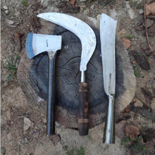 Jual Golok Kapak Bendo Parang Alat Potong Pohon Kayu - Arit Wonosobo ...