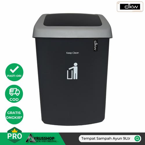 Jual DKW Tempat Sampah Plastik Tutup Ayun 9Ltr Bin Swing - Kota ...