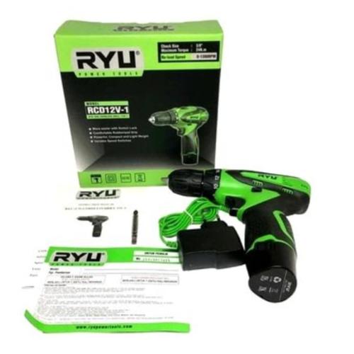 Jual RYU Tekiro Mesin Bor Cas Tanpa Kabel Cordless 10 mm RCD 12-1 - Kab ...