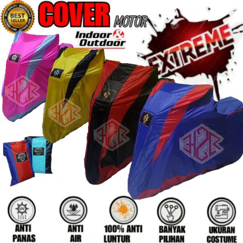Jual Cover Motor Costum Semua Jenis Motor, Sarung Motor Costum - hitam ...
