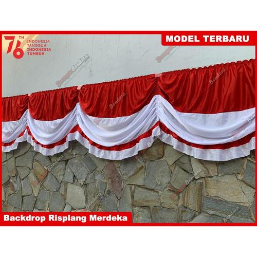 Jual BackDrop / Risplang Merdeka | Bendera Merah Putih Panjang - 10 ...