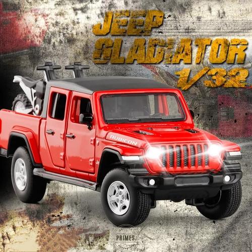 Jual Diecast Mobil Miniatur Jeep Gladiator dengan Motor Koleksi Skala 1 ...