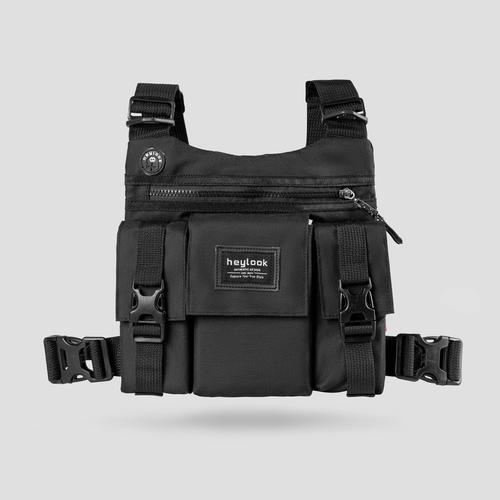 Promo Chest Bag Pria Tas Dada Cowok Chestbag Chest Rig Bag Tas Dada Premium - Hitam - Jakarta ...