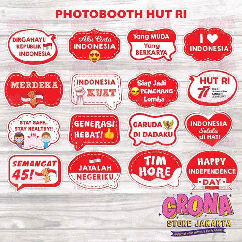 Jual PROPERTI FOTO HUT RI ACC PHOTOBOOTH PHOTOPROP BACKDROP DEKOR ...