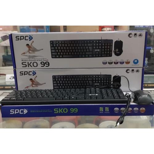 Jual Paket Keyboard Mouse USB SPC SKO-99 /Power-UP CHROMA 800 - SPC ...