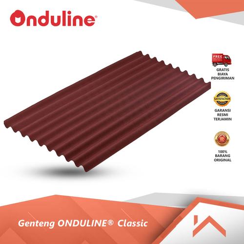 Jual Genteng ONDULINE Classic - Red / Genteng Bitumen Onduline - Kota ...