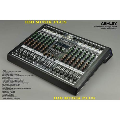 Jual Mixer 12 Channel Ashley Selection12 Selection 12 Garansi Resmi ...