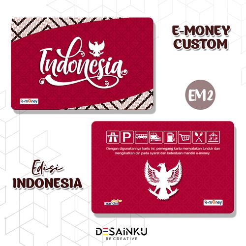 Jual Emoney Edisi Indonesia / E-Toll Custom / Flazz / Brizzi / Tapcash ...