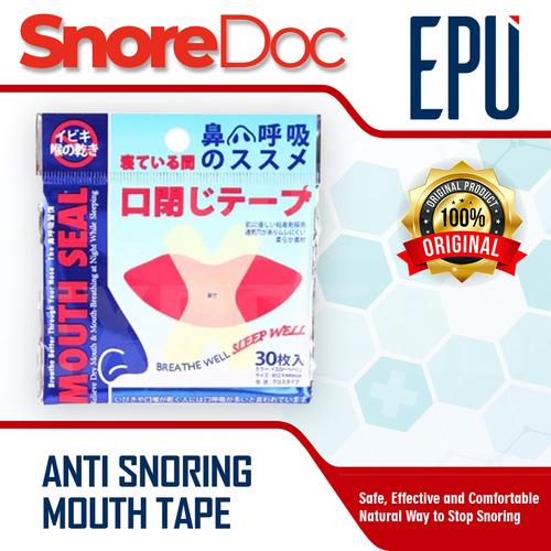 Jual SnoreDoc Mouth Tape Mouth Seal Mouth Strip Anti Ngorok Anti ...