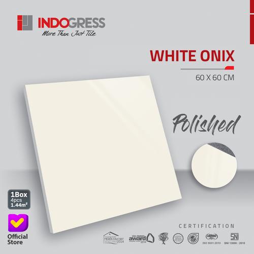 Jual INDOGRESS 1st Grade - Granite Tile White Onyx - 60x60 - Polished - Jakarta Pusat ...