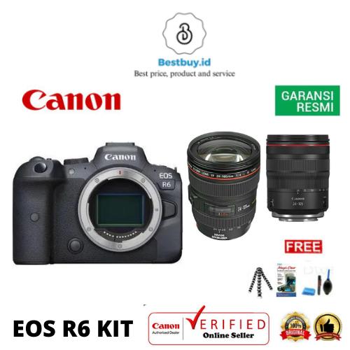 Jual Kamera Mirrorless Full Frame Canon Eos R6 Kit - 24-105MM IS STM ...