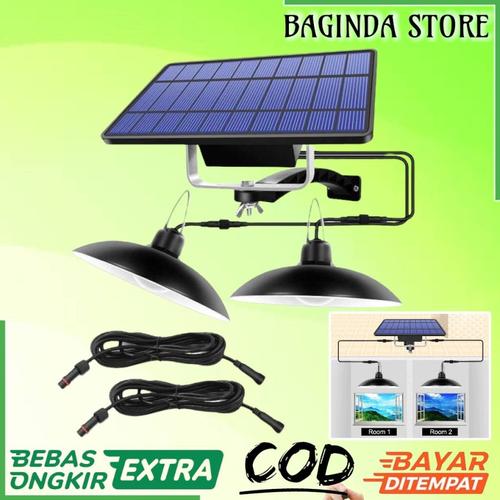 Promo Lampu Taman Tenaga Surya Solar Panel Lampu LED Sensor Jalan ...
