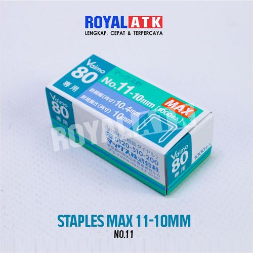 Jual Staples MAX 11-10MM Isi Stapler - Kota Malang - Royal ATK | Tokopedia