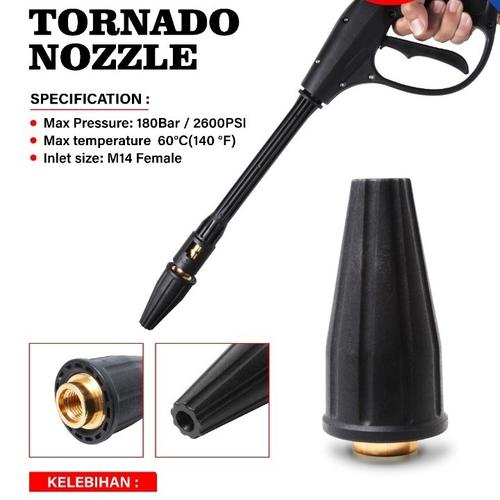 Jual Tornado Nozzle H&L Turbo Nozzle Untuk Mesin Jet Cleaner - Tornado ...