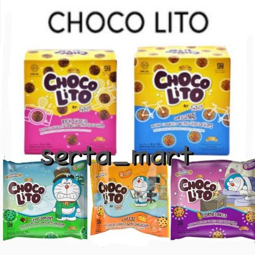 Jual Chocolito Mini Cookies 19gr - Choco Lito Biskuit Coklat / Original ...
