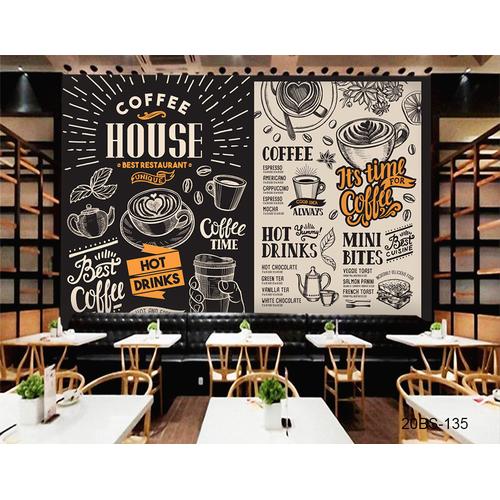 Jual Wallpaper Custom Mural Photowall Background Motif Coffee Shop Kopi ...