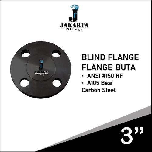 Jual BLIND FLANGE/FLENG BUTA ANSI#150 RF A105 BESI CS 3"4"5"6"8"10"12 ...