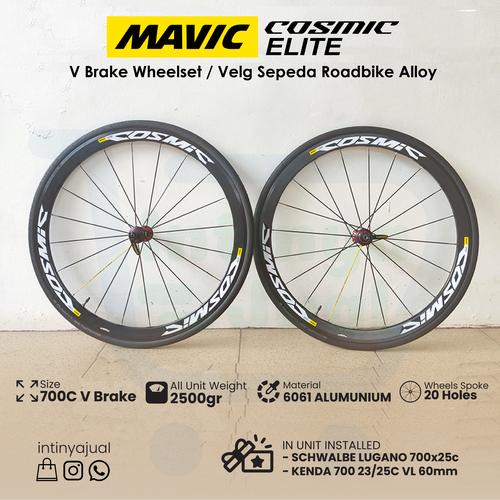 Jual MAVIC COSMIC Elite 700C V Brake Wheelset / Velg Alloy Sepeda ...
