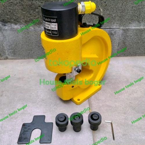 Jual hydraulic busbar punching 10 mm 31 ton - alat pelubang besi ...