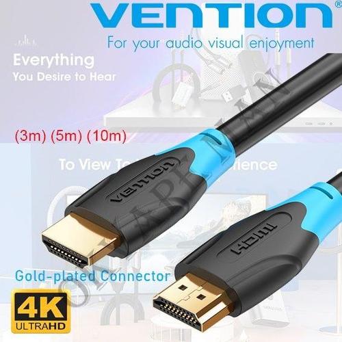 Jual Vention Kabel High Speed Gold Plate HDMI 4K Cable 3m 5m 10m Male - 10 - 3 Meter - Jakarta ...