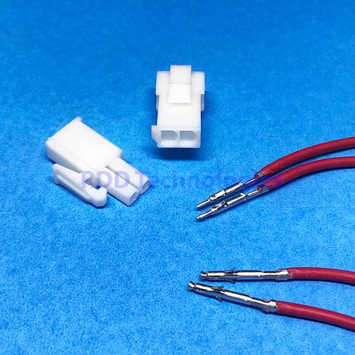 Jual Satu set Connector Molex 5559 1x2 untuk menyambung kabel (TE Conn ...