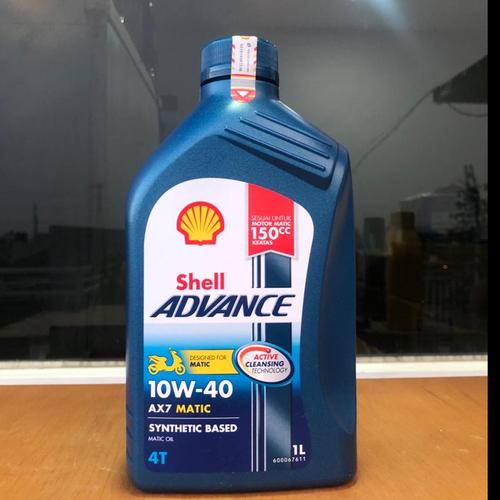 Jual OLI SHELL ADVANCE MATIC AX7 1L ORIGINAL!!! - Biru - Kab. Bekasi ...