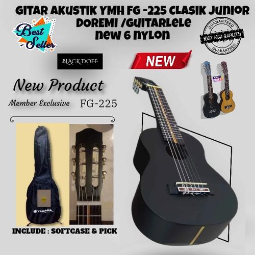 Jual gitar akustik junior lele mini yamaha FG-225 new senar 6 nylon ...