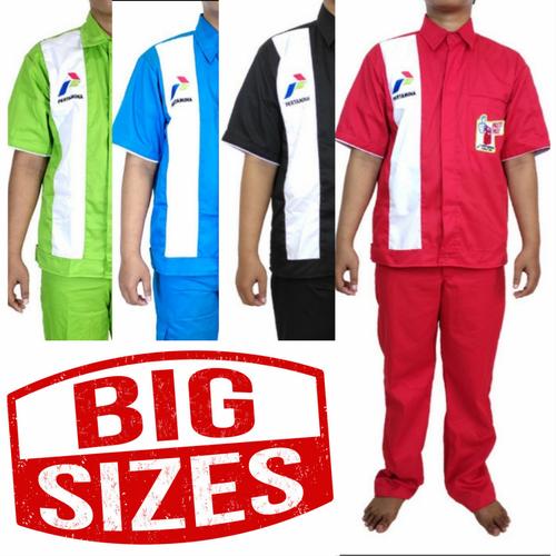 Jual (BIG SIZE) Seragam Pasti Pas, Setelan SPBU Baju Ukuran Besar ...