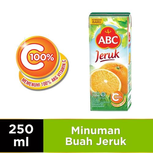 Jual JUS JERUK ABC 250ML ORANGE JUICE MINUMAN BUAH - JERUK - Jakarta ...