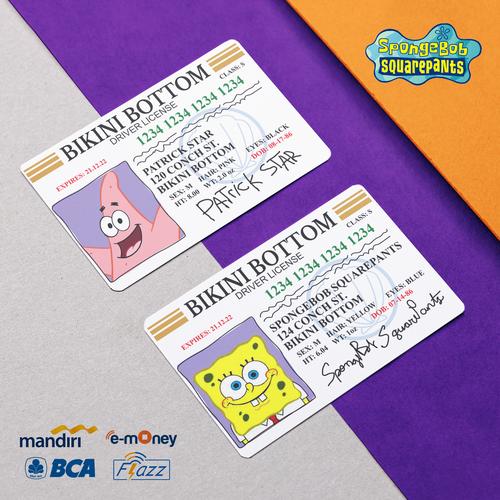 Jual Emoney SIM Bikini Bottom Spongebob - Etoll Mandiri - Spongebob ...