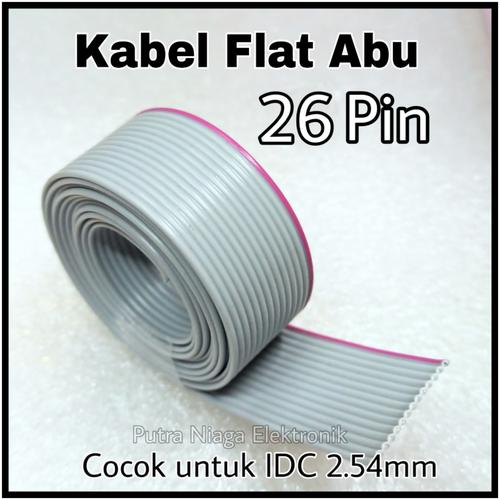 Jual Kabel Flat 26P / Kabel 26 Jalur / Kabel IDC 2.54mm harga/Meter ...