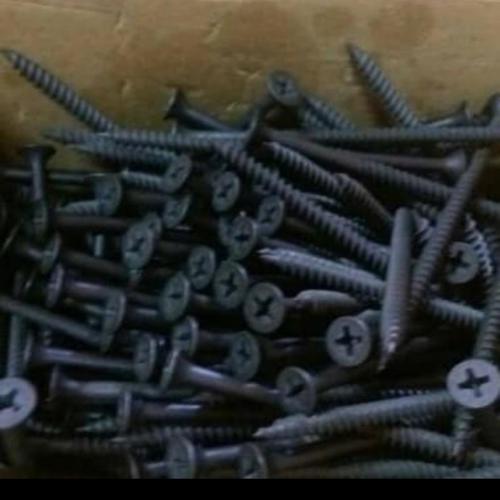 Jual Sekrup Skrup Hitam Gypsum 6x2" / Drywall Sekrup Gipsum 5 Cm Screw ...
