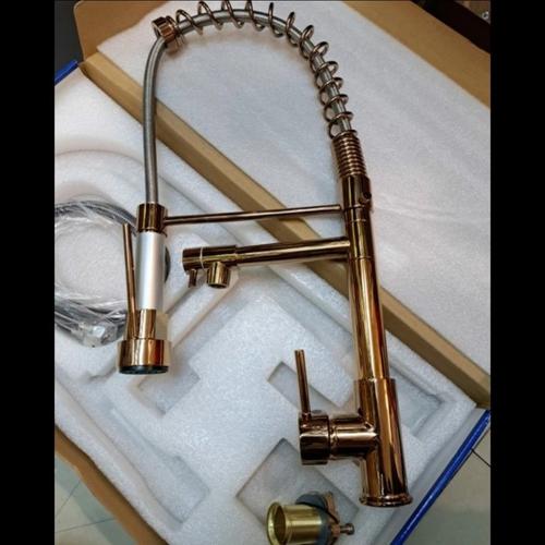 Jual KRAN PANTRY PANAS DINGIN ROSE GOLD/KERAN AIR DAPUR TARIK ROSEGOLD ...