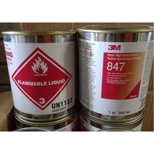 Jual nitril rubber gasket adhesive scoth 3M 847,Lem karet high ...