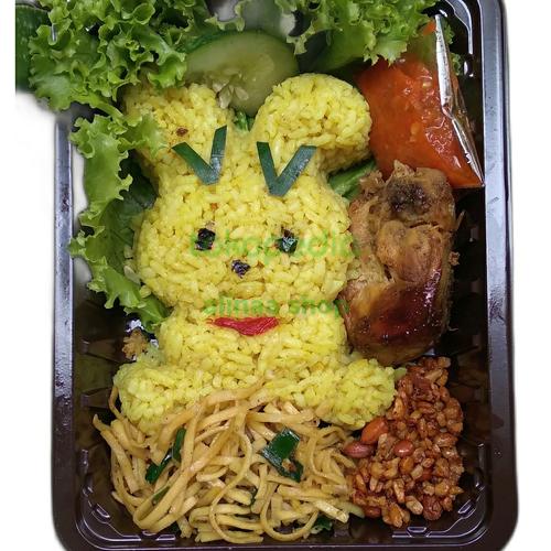 Jual nasi bento ulang tahun anak Nasi Kuning Bento syukuran khitanan ...